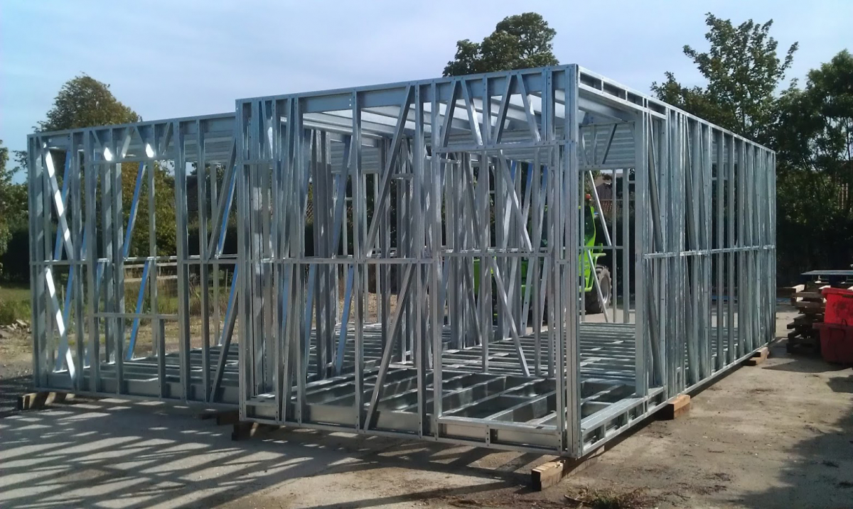 Low cost prefabricated house- - Manufacturer of LGSF